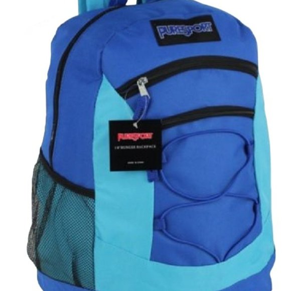PureSport | Accessories | Puresport 8 Bungee Kids Backpack Blue ...